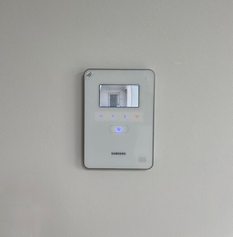 중랑구 중화동 한신아파트 삼성 비디오폰 SHT-3625AMW 설치 후기 : 네이버 블로그