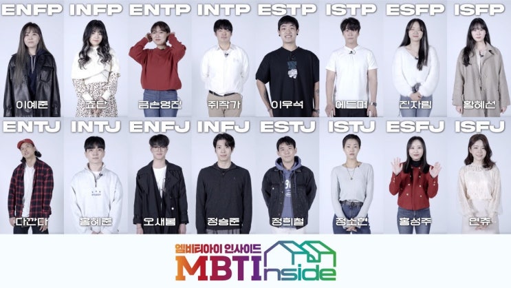 MBTI 16가지 유형의 사람들이 한 공간에 모인다면 : 네이버 블로그