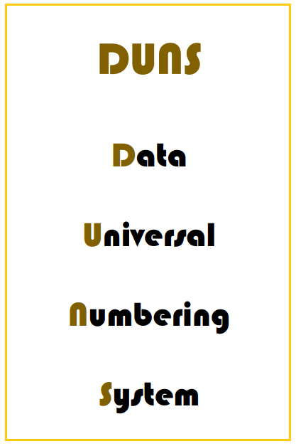 DUNS(Data Universal Numbering System) NO 던스 : 네이버 블로그