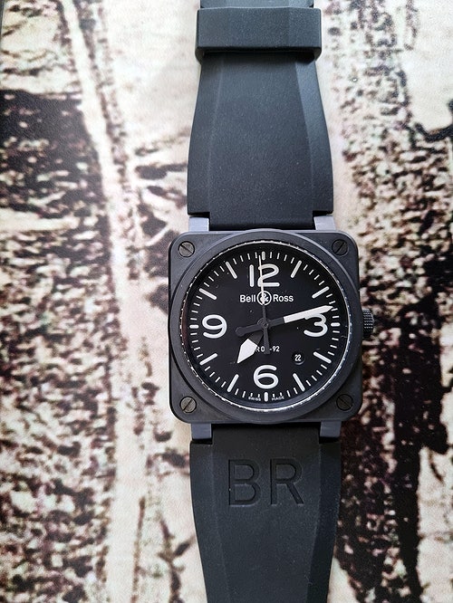 Bell & Ross BR01, AVIATION TYPE / MILITARY SPEC 명품중고시계 : 네이버 블로그