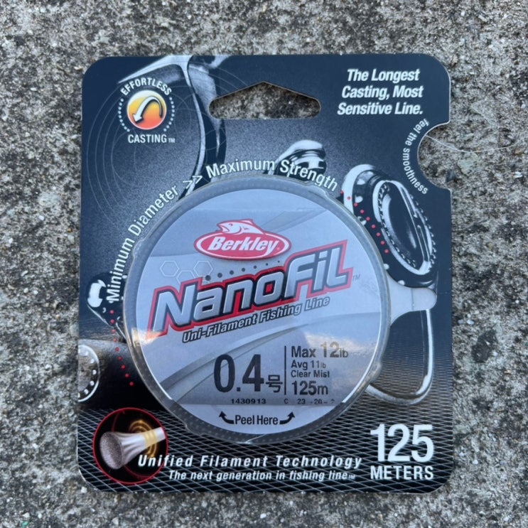 버클리 나노필(Nanofil) PE 라인 │ 던질찌 최고의 비거리, 라이트게임(볼락, 송어, 전갱이 등) 라인 추천 : 네이버 블로그