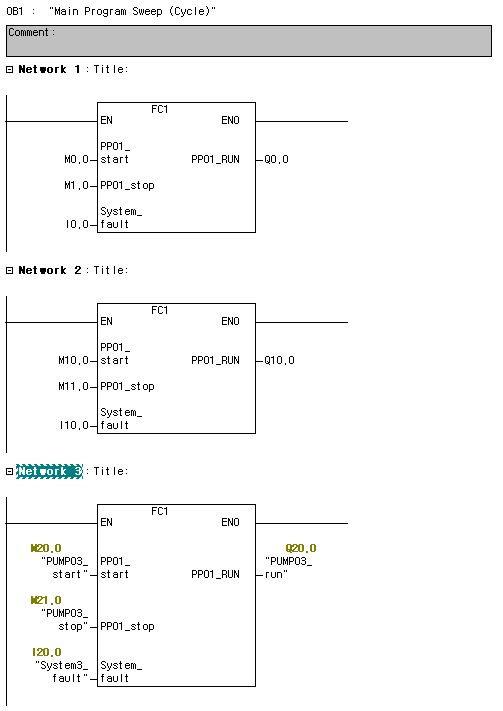 SIEMENS STEP7 Programing 기초 응용 ( 지멘스 PLC, Simatic Manager Block, FC ...