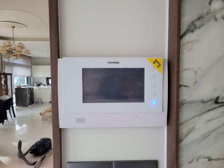 용인 수지구 고기동 단독주택 코맥스 DRC-40DK, 메인 비디오폰 CAV-705UW, 서브 폰 CAV-70HS 유니코 DC 개폐기 설치 후기 : 네이버 블로그