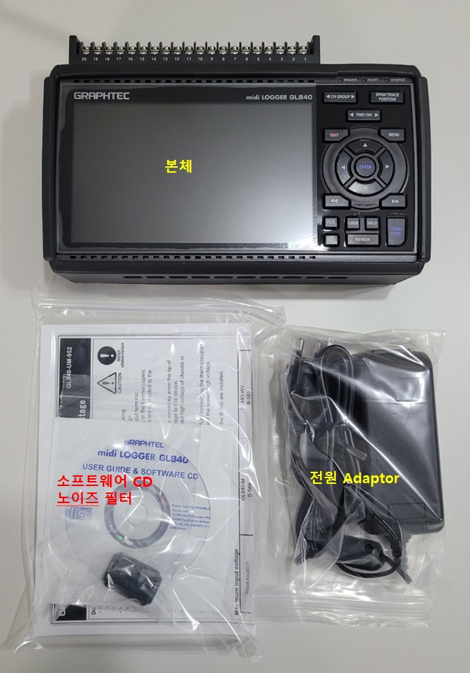 [Graphtec] GL840M _ GL240 데이터로거 / 구성 및 사용법 셋팅 : 네이버 블로그