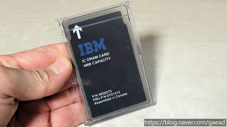 IBM - 4MB IC DRAM CARD 4MB CAPACITY 40G0275 for IBM ThinkPad NoteBook ...