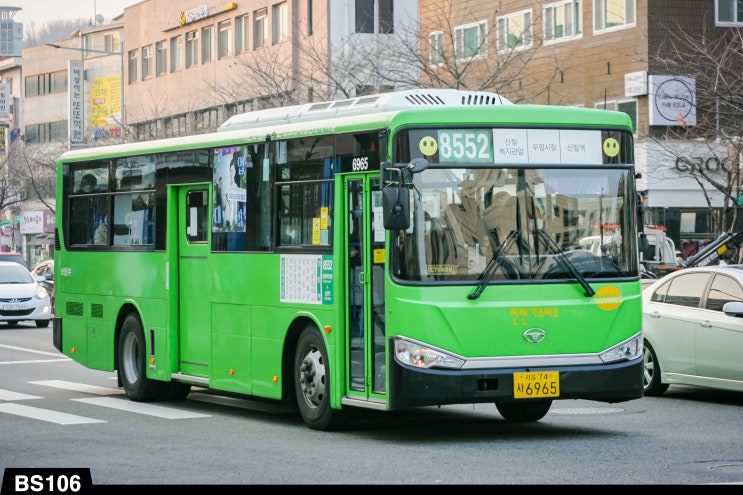 [서울/출근] 보성운수 8552번 6965호 대우 NEW BS106 NGV"16 : 네이버 블로그
