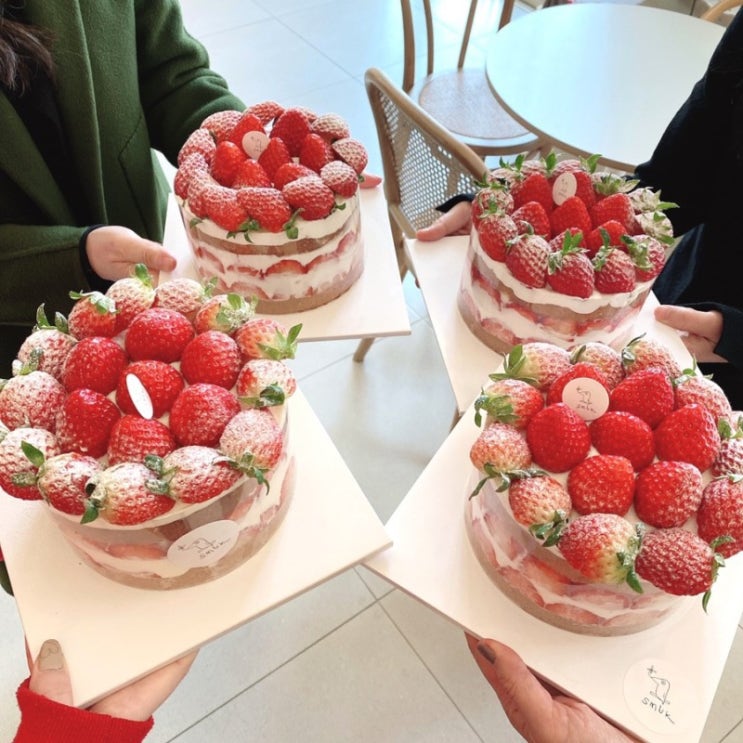 수업공지 딸기밭케이크 원데이수업 1월 20일 목요일 오전10시 마감 네이버 블로그