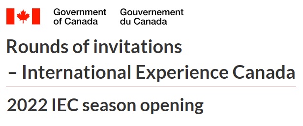 2022년 캐나다 워킹홀리데이 (IEC) profile 온라인 신청 시작 – 프로필 등록 후 인비테이션 (ITA) 추첨. 30세 ...