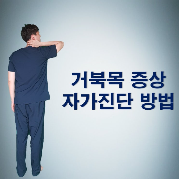 거북목 증상 및 자가진단 방법 전문의가 쉽게 알려드립니다 네이버 블로그