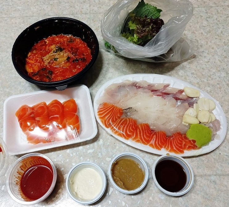 경산횟집 초밥 바다의만찬 가성비 좋은 임당역맛집 중방동 모임장소 추천 배달 포장 네이버 블로그