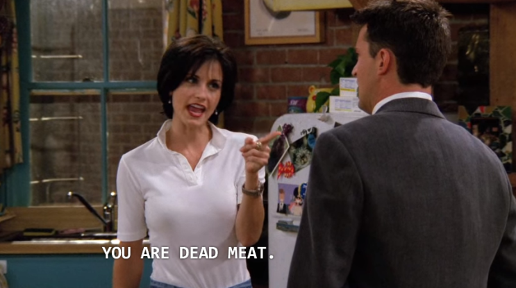 미국 드라마 프렌즈 시즌 2-4 영어 표현 You are dead meat 하루 딱 한 문장 : 네이버 블로그