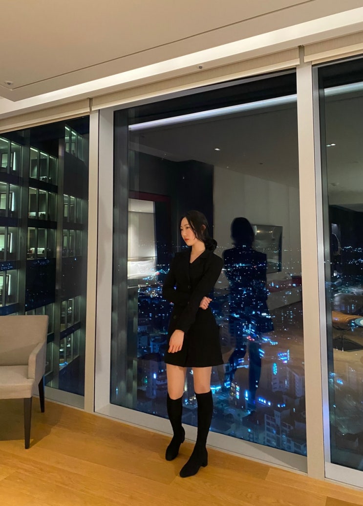 제주 그랜드 하얏트 호텔 오션뷰 킹룸 호캉스 후기🖤 발망 어메니티 겨울 제주여행 제주 드림타워 38층 라운지 포차