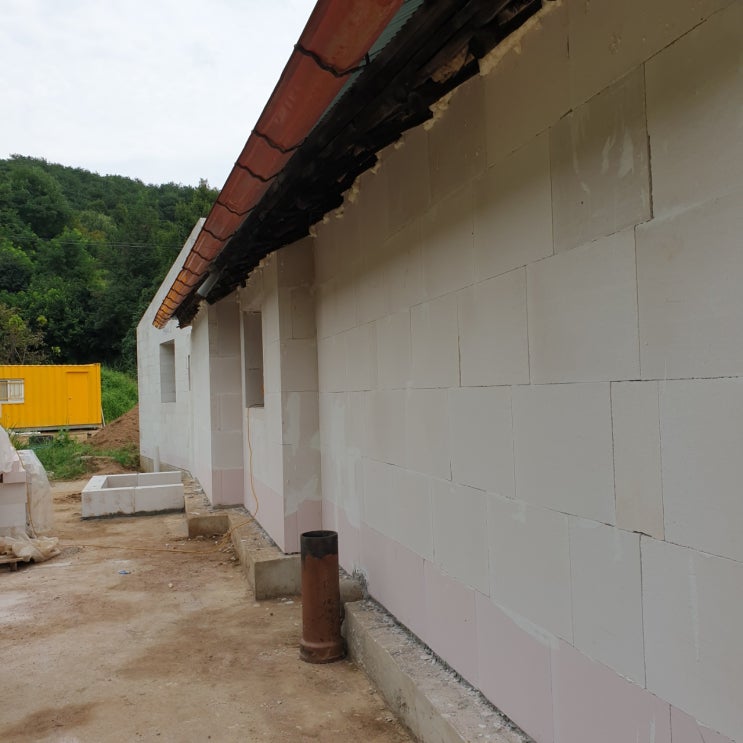 농가주택 ALC로 리모델링 하기 ! - 5. ALC 공사 : 네이버 블로그