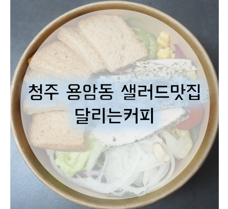 청주 동남지구 샌드위치 샐러드 맛집 달리는커피 저는 리코타치즈샐러드 로스트치킨샐러드 든든하고 맛있습니다 네이버 블로그