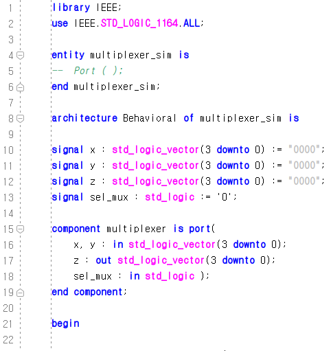 VHDL Example(Decoder & Mux) : 네이버 블로그