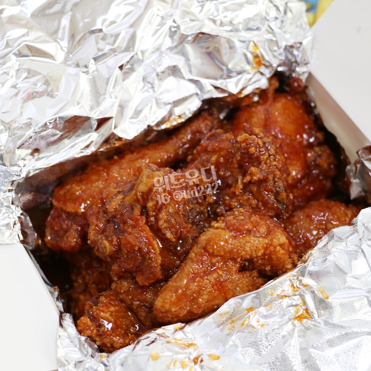 후라이드참잘하는집 킹트리플양념치킨 소스와의 조합이 굿! : 네이버 블로그