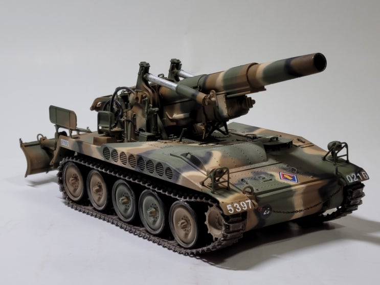 [A.F.V]"M110"self-propelled howitzer "제1기갑여단"버전 완성작시리즈 NO.7 : 네이버 블로그