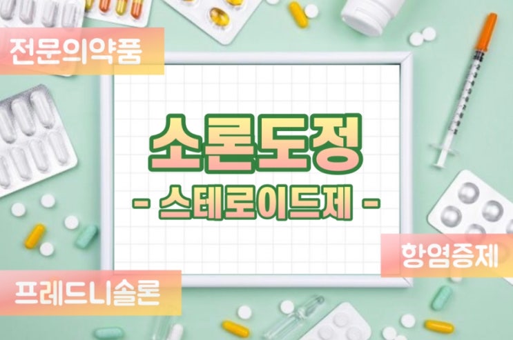 소론도정 약 처방전, 복약지도서 보며 효능 부작용 주의사항 확인하기 : 네이버 블로그