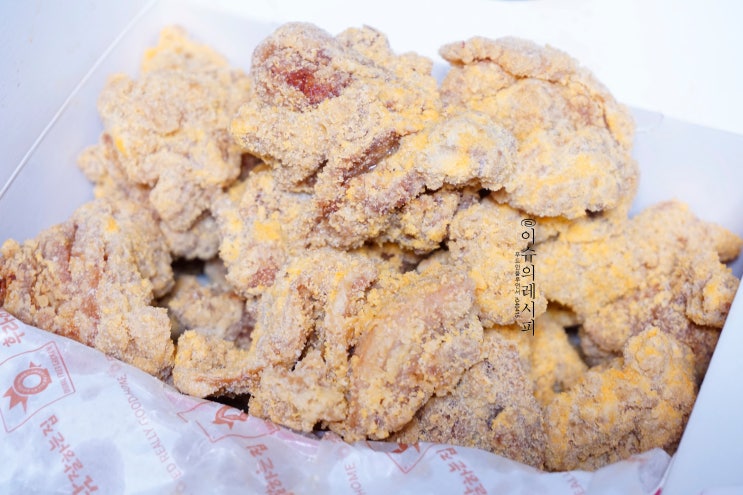 후라이드참잘하는집 눈꽃치즈치킨 순살 : 네이버 블로그