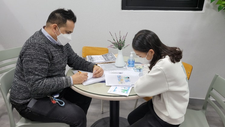 울산 북구 송정동 영어학원 제스잉글리시 어학원 2021년 2nd Level Test스피킹 테스트는 원어민 선생님과 11로