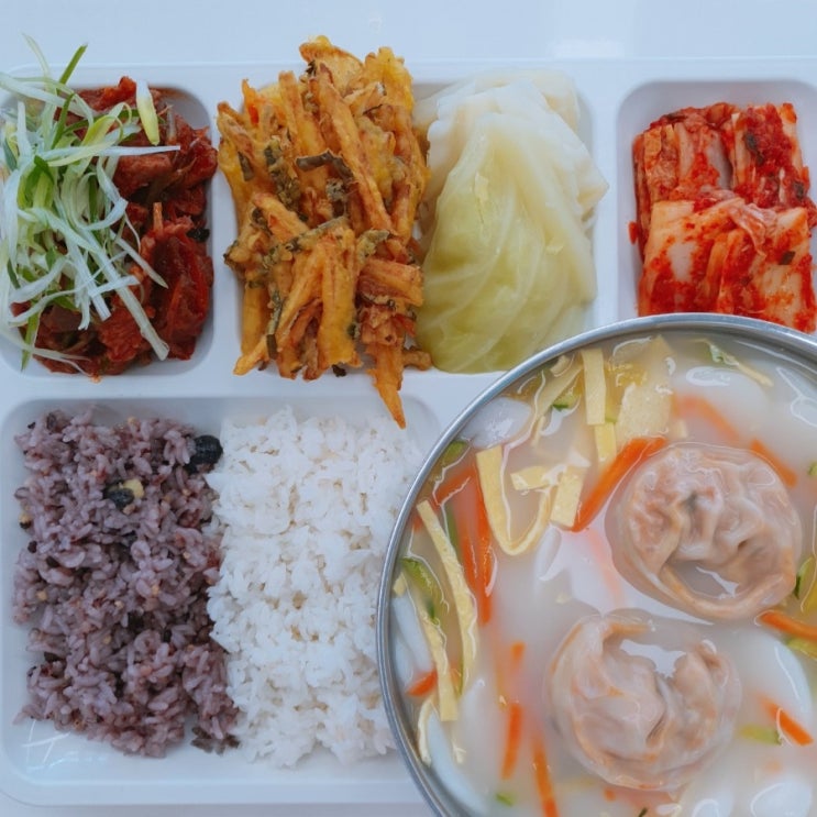 단체급식 메뉴모음떡만두국 제육파채불고기 야채튀김 양배추숙쌈 만드는법1월 구내식당 레시피와 메뉴표 네이버 블로그