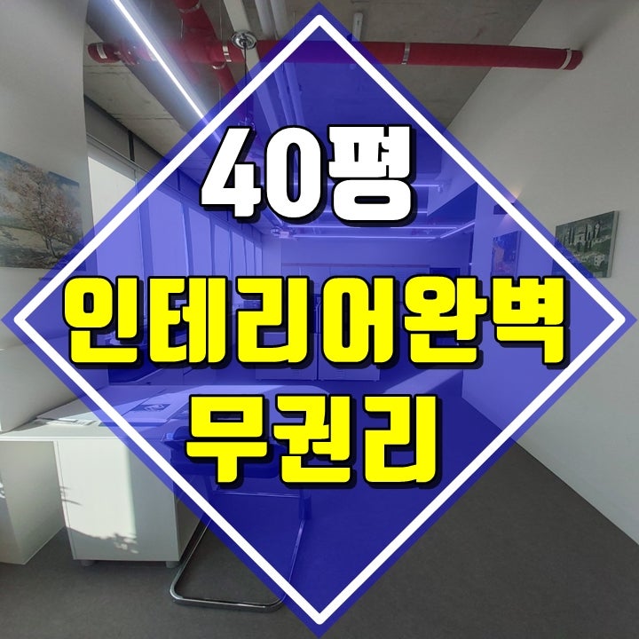 대구 수성구 대흥동 알파시티 수성ic 수성의료지구 롯데몰 40평 사무실 주차편리 인테리어완벽 시설비없음 임대매매 네이버 블로그