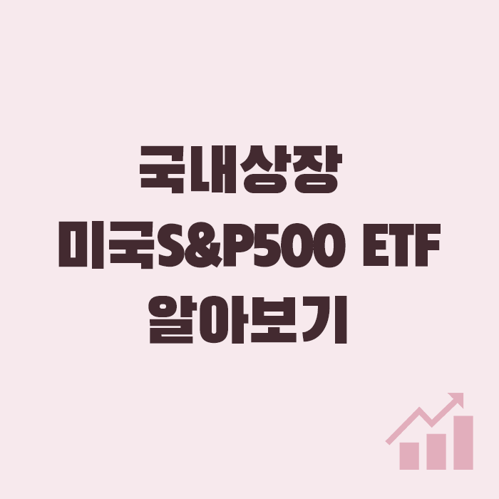 국내상장 미국S&P500 ETF 알아보기 / TIGER 미국S&P500, KINDEX 미국S&P500, KODEX 미국S ...