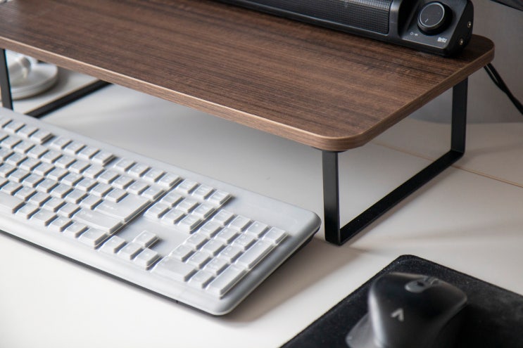 앱코 싱글 모니터받침대 AMS10S 모던한 디자인에 실용성 만족 후기 : 네이버 블로그