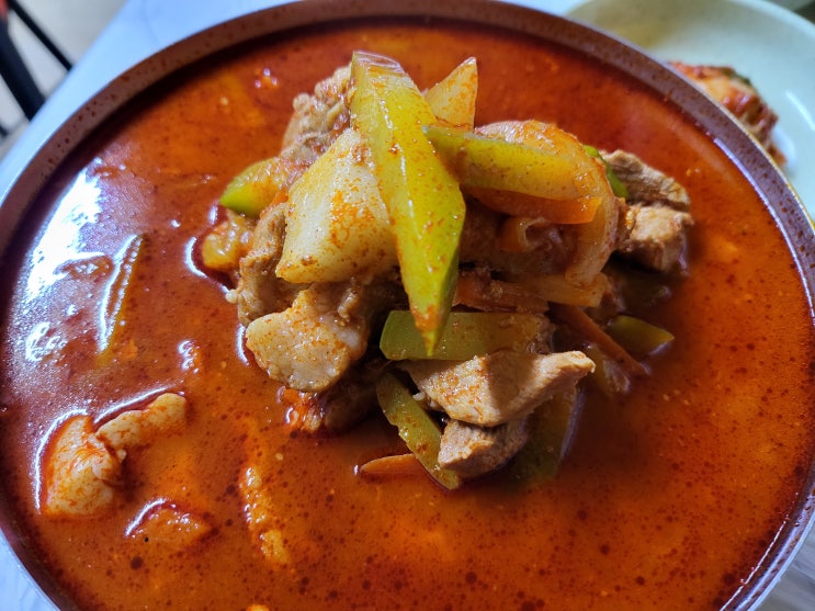 광주 평동산단 애호박찌개로 광주에서 유명해 줄서서 기다려서 먹는 맛집 명화식육식당 네이버 블로그
