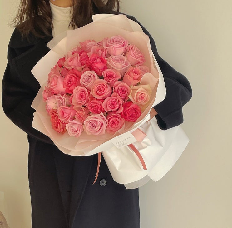 분당프로포즈 정자 수내 판교 서현야탑꽃집 썸머가든플라워스튜디오 장미50송이꽃다발 네이버 블로그
