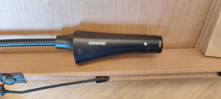 SHURE CVG18S-B/C 구즈넥 마이크 : 네이버 블로그