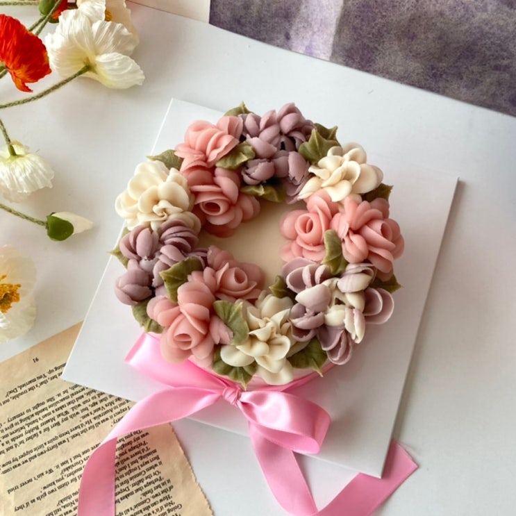 마산떡케이크 수제 앙금플라워케이크 맛있는 온맘다해 : 네이버 블로그