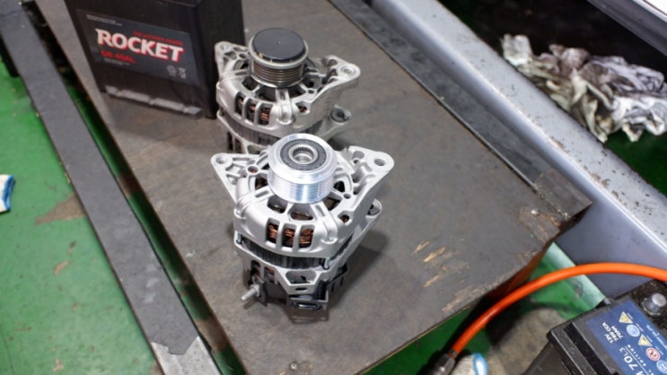 올뉴모닝 발전기 충전불량 알터네이터 재제조품 배터리교환 : 네이버 블로그