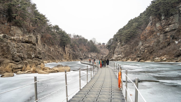 얼음트랭킹 철원 한탄강 물윗길 걷기 순담계곡에서 태봉대교까지 겨울강 트래킹 네이버 블로그