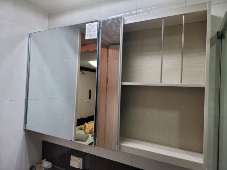 파주 운정 욕실장 교체 파주시 와동동 가람마을1단지 벽산한라 거울문짝 고장 욕실 슬라이딩 수납장 교체 네이버 블로그