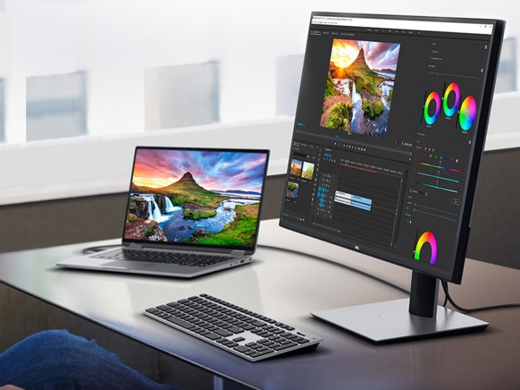 DELL 울트라샤프 U2720Q 피벗 슬림베젤 27인치 모니터 : 네이버 블로그