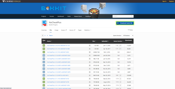 마인크래프트 핵방지 플러그인 NoCheatPlus : 네이버 블로그