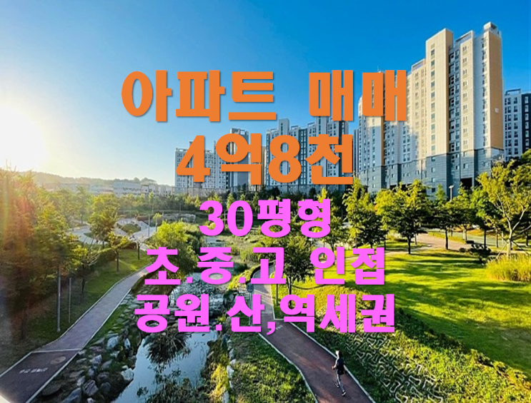 Hot 매매 시세가격보다 저렴한 김포 마산동아파트 매매가 4억8천 계약진행 30평형 인기a타입 햇살가득한 로얄층 초
