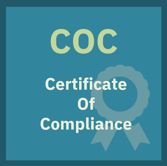 COC - Certificate of Compliance / Conformance [품질보증서] : 네이버 블로그
