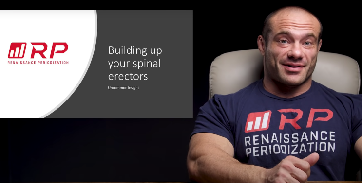 Tips For Spinal Erector Growth by Renaissance Periodization : 네이버 블로그