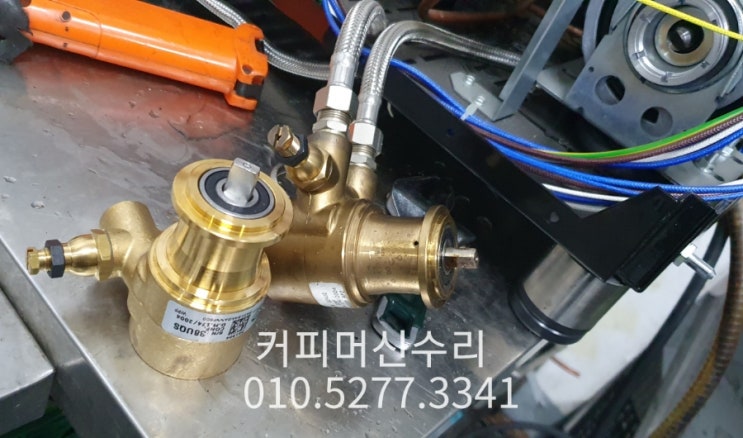 커피머신 수리 압력펌프 교체 누수 점검 설치 브로딩 네이버 블로그