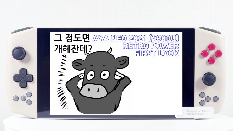AYA NEO PRO 레트로 파워 (4800U) FIRST LOOK : 네이버 블로그