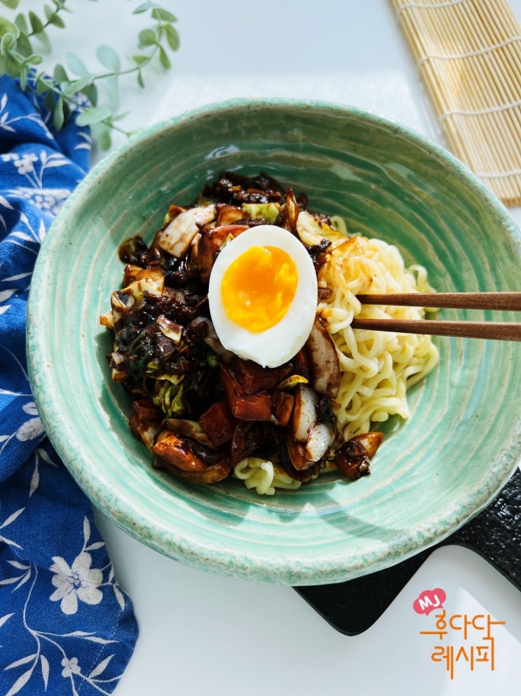 짜파게티 맛있게 끓이는법 이연복 짜장라면 짜장면 만들기 : 네이버 블로그