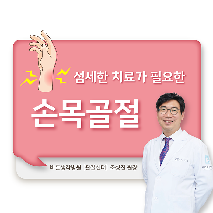 대전수부병원 바른생각병원 섬세한 치료가 중요한 손목골절 정형외과 전문의 조성진 원장 네이버 블로그