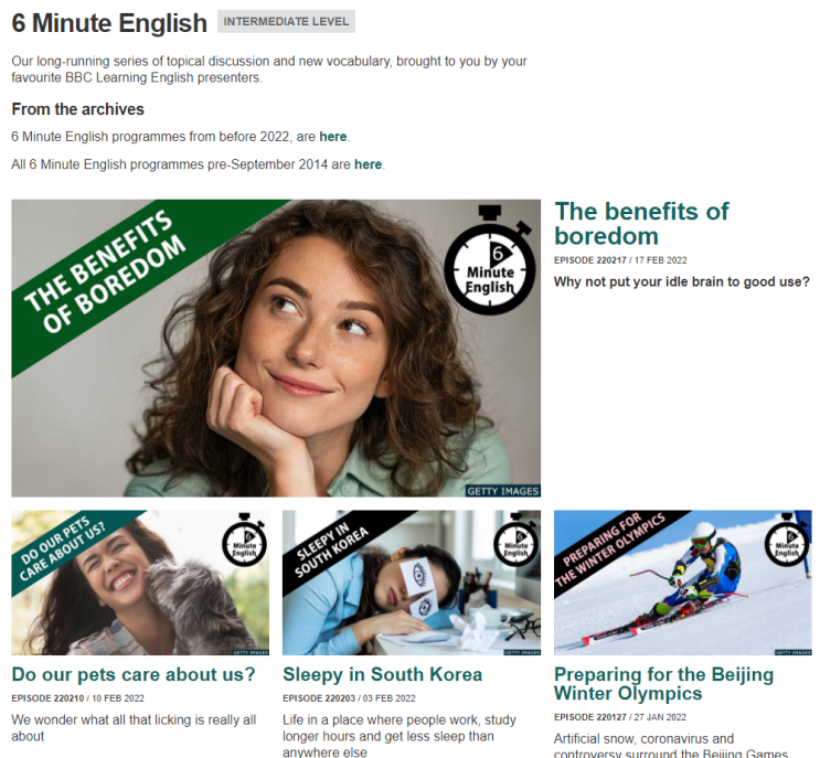 [영국/호주식 영어 공부하기] BBC Learning english, BBC Ideas : 네이버 블로그