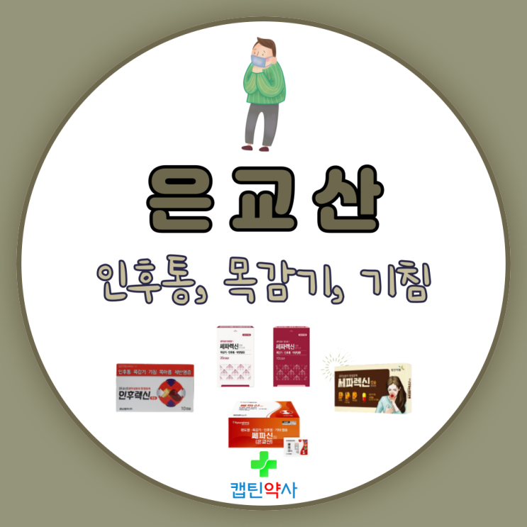 인후통 증상 목감기약 은교산 코로나 오미크론 쎄파렉신 인후렉신 콜콜은교 소코렉신 월드로신 캡슐 쎄파신엑스과립