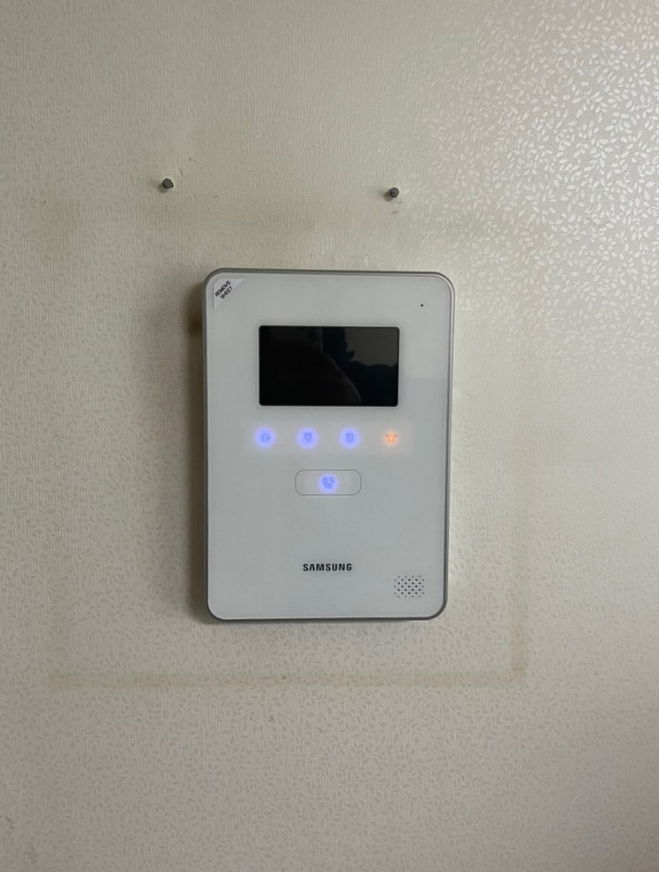 오산시 서동 신동아아파트 삼성 비디오폰 SHT-3625 설치 후기 : 네이버 블로그