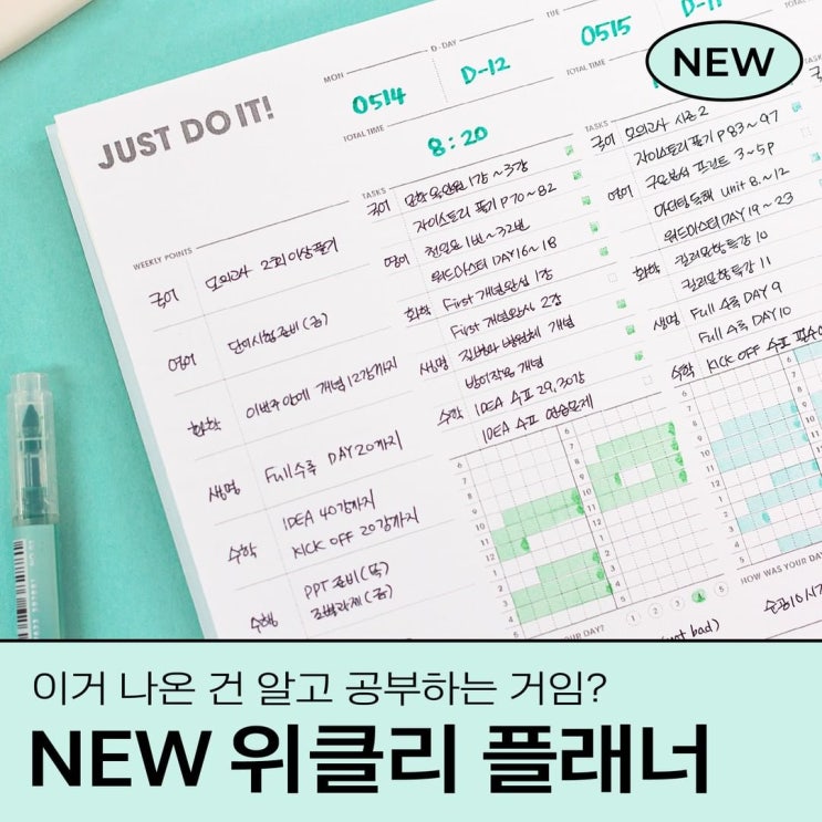 스터디플래너 추천 모트모트 위클리 플래너 수험생대학생공시생스터디 플래너모트모트 스터디플래너 네이버 블로그
