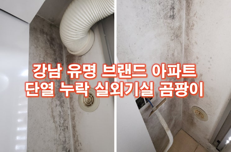 명불허전 서울 강남 브랜드 아파트 베란다 단열 아쉬운 점은서울 도곡동 아파트 베란다 실외기실 결로 곰팡이 방지 단열시공