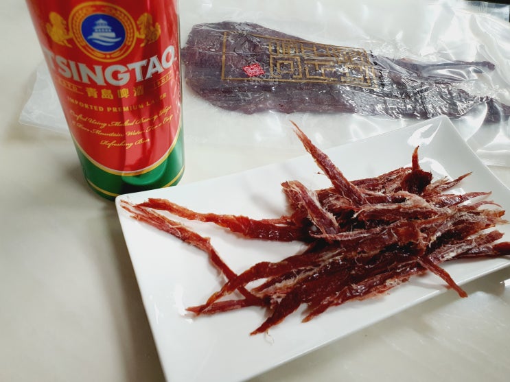 미세스육포 홍두깨살육포 맥주안주 아이간식으로 좋아요 네이버 블로그